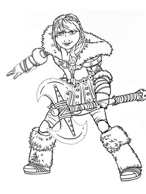 Розмальовка Як приручити дракона