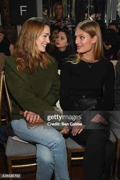 Sofia Sanchez And Constance Jablonski Attend The Jason Wu Collection