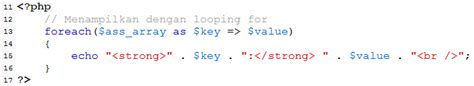Mengenal Associative Array Dalam Php