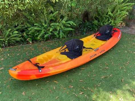 Ocean Kayak Malibu Two Tandem Kayak Sunrise Color 12 Foot Hardly