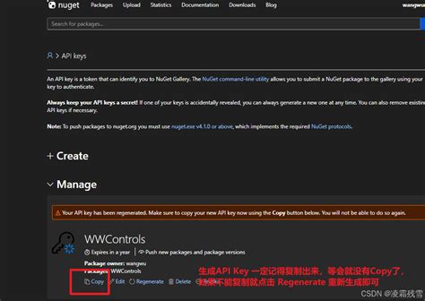 从小白到大佬：一步步教你创建并发布自己的 Nuget 包nuget Api Key Csdn博客