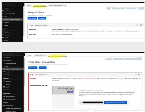 diagnose and solve problem in azure portal show wrong info · issue