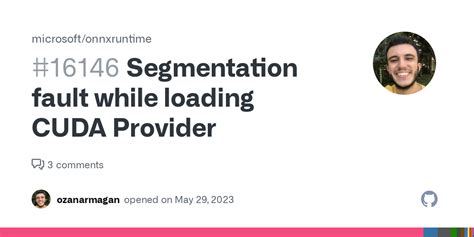 segmentation fault while loading cuda provider · issue 16146