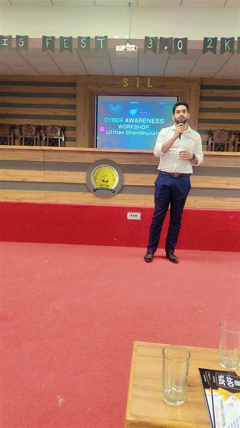 Today Cyber Awareness Program At Shambhunath Group Of Institutes Ankit Rai