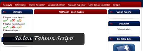 ucretsiz bahis tahmin scripti nisspor