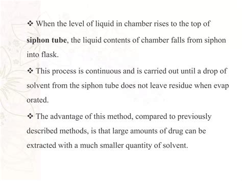 Methods Of Extraction Pharmacognosy Types Of Extraction For Herbal Drugs PPTX