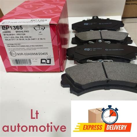 Bp1365 Proton Waja 16mitsubishi Coltperodua Alza First Model Front Semi Metalic With Shims