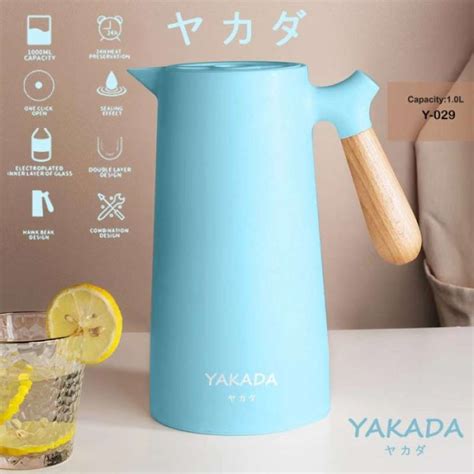 Promo Gratis Ongkir Termos Teko Liter Vakum Air Panas Dingin Lapisan Kaca Dalam Y Diskon