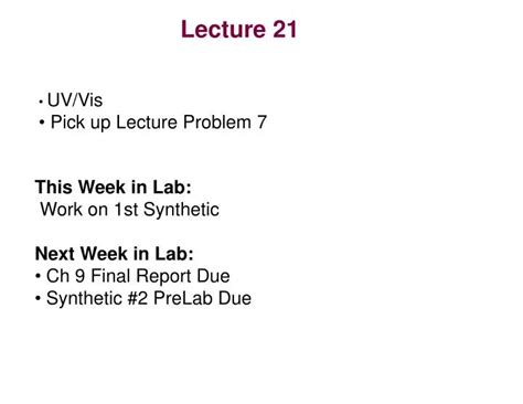 Ppt Lecture 21 Powerpoint Presentation Free Download Id1755418