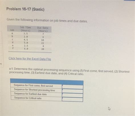 Solved Problem Static Given The Following Chegg