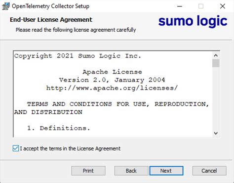 Install OpenTelemetry Collector On Windows Sumo Logic Docs