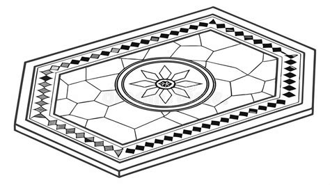 Geometric Floor Tile Pattern Design Decorative Tile Floor Art Interior Decor Tile Pattern