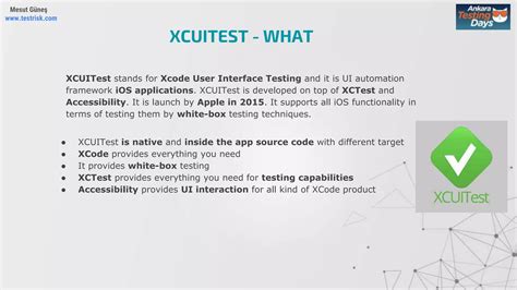 native automation tooling for mobile application testing pptx
