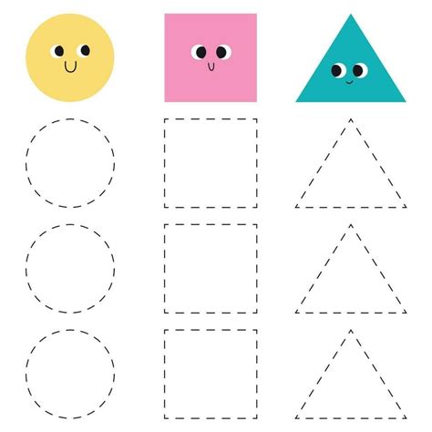 Shape Tracing Worksheets Downloadable Free Download And Print For You