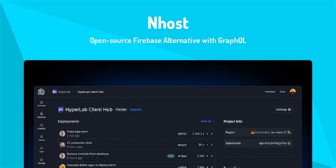 Nhost Open Source Firebase Alternative With Graphql Made With Reactjs