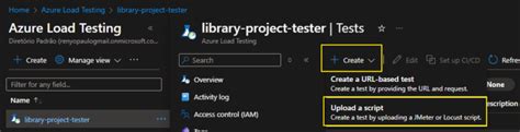 Azure Load Testing Jmeter