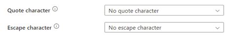 Parameterize Quote And Escape Character On Copy File Step Azure Synapse Pipeline Microsoft Qanda