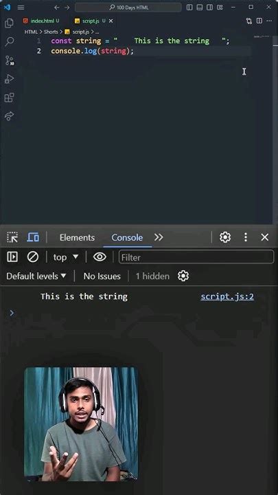 remove whitespace from string in javascript 26 100 javascript challenge youtube