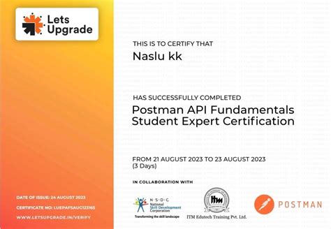 Completed Postman Api Fundamentals By Naslu Kk Posted On The Topic Linkedin
