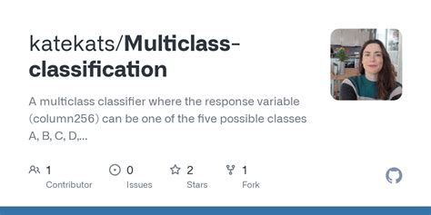 GitHub Katekats Multiclass Classification A Multiclass Classifier Where The Response Variable