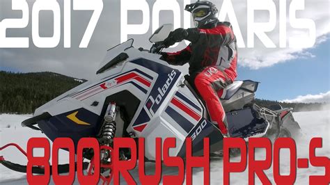 Stv 2017 Polaris 800 Rush Pro S Youtube