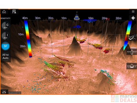 Buy Raymarine Axiom Pro Rvx Hybridtouch Gps Fishfinder Realvision D