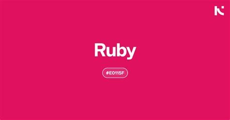 Ruby Color Meaning Hex Code Palettes Images
