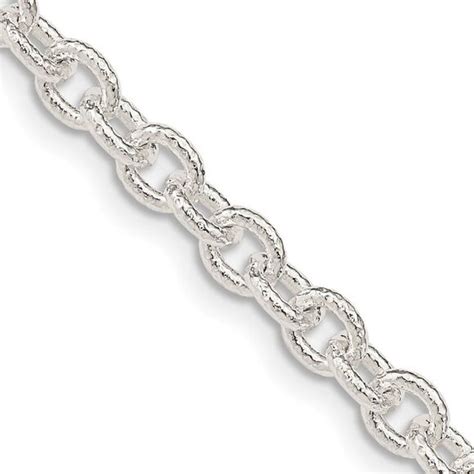 Kazi Luxury Jewelry Kazi Luxury Sterling Silver 455mm Fancy