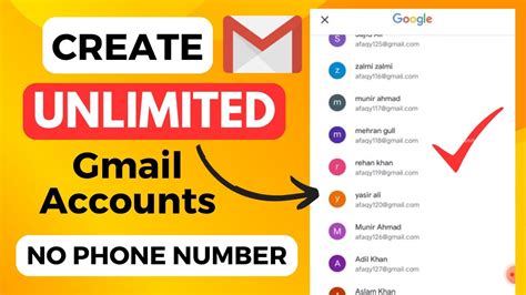 How To Create Unlimited Gmail Account Without Phone Number Verification Unlimited Google