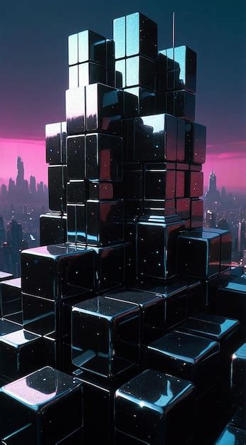 Premium Photo Geometric Isometric Cube Pattern