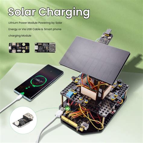Kit STEM Panneau Solaire pour Arduino Robotisâmes