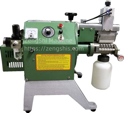 Upper Edge Gluing Machinefootwear Leather Shoe