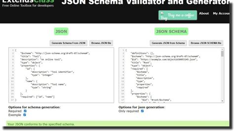 JSON Schema Generator Tools User Guide Web Design Agency Upqode