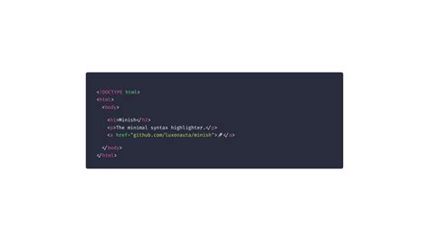 Syntax Highlighter With Copy