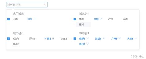 基于vue和element Ui中select 选择器的分组全选以及样式修改问题el Select设置多选传递字段格式改变 Csdn博客