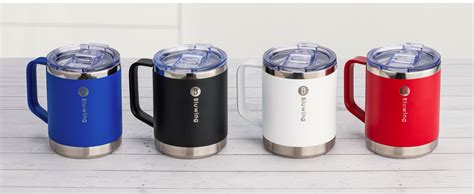 Bluwing Insulated Coffee Mug With Lid 12 Oz Travel Coffee