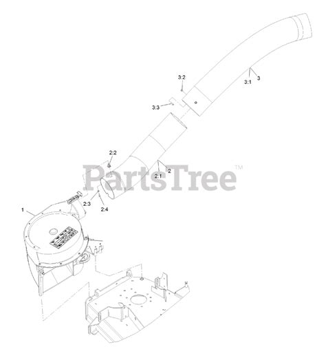 Exmark 135 2604 Exmark Radius Ultra Vac Bagger Sn 408644346