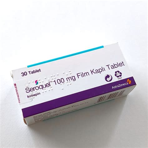 Imported Astrazenecas Seroquel 100mg Quetiapine For Sale In Pakistan