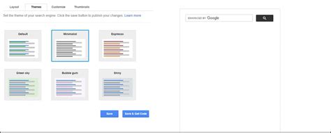 Adding A Google Custom Search