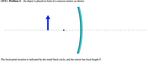 Solved 11 Problem 2 An Object Is Placed In Front Of A