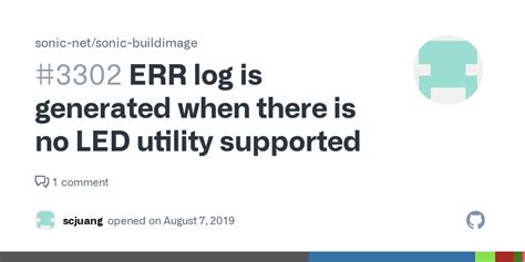 Err Log Is Generated When There Is No Led Utility Supported · Issue
