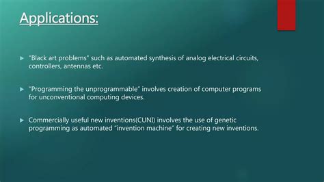 Genetic Programming Pptx Programming Languages Computing