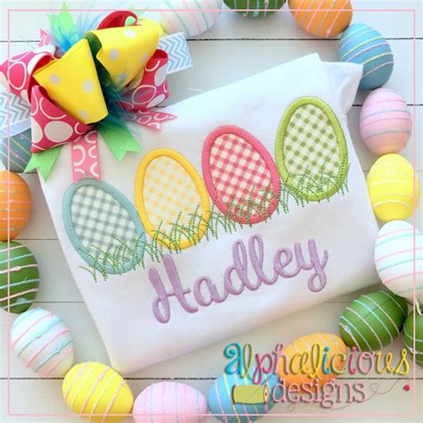 Easter Applique Designs Etsy