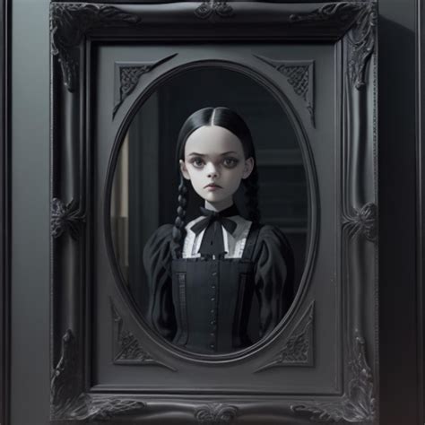 Premium Ai Image Angry Wednesday Addams Premium Ai Image Angry Wednesday Addams