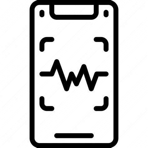 Voice Recognition Mobile Phone Biometrics Icon Download On Iconfinder