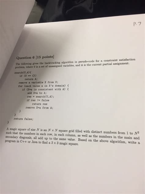 Solved The Following Gives The Backtracking Algorithm In