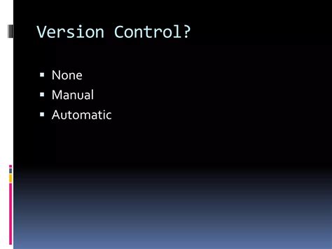 Database Source Control Ppt