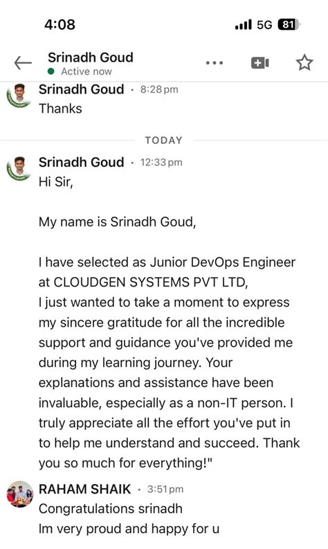 Raham Shaik On Linkedin Connections Devops Connections Interview Devopscommunity