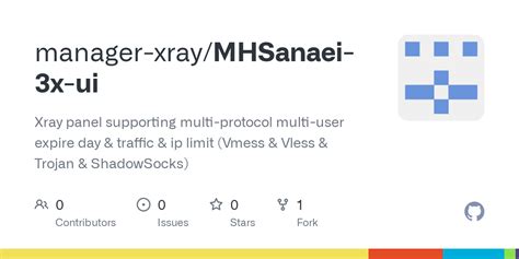 MHSanaei X Ui X Ui Service At Main Manager Xray MHSanaei X Ui GitHub