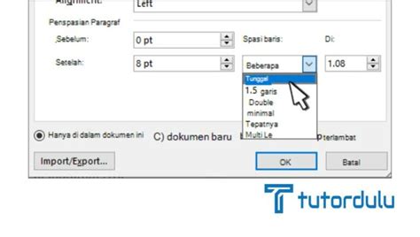 Cara Merubah Spasi Ganda Menjadi Spasi Tunggal Microsoft Word